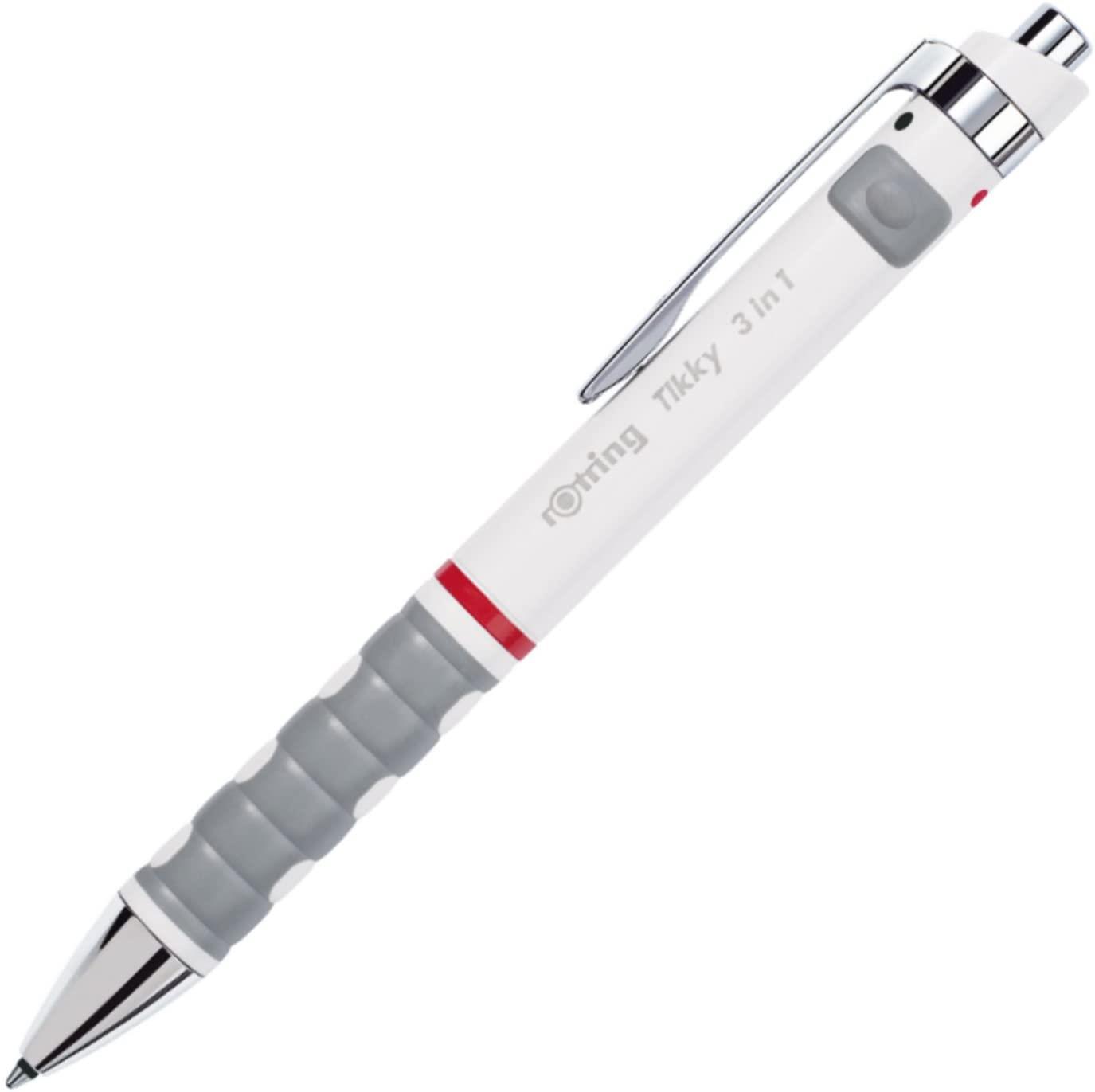 Rotring Tikky 3 in 1 Multifunction Pen (Blue and Red Ball Pen, 0.7mm ...